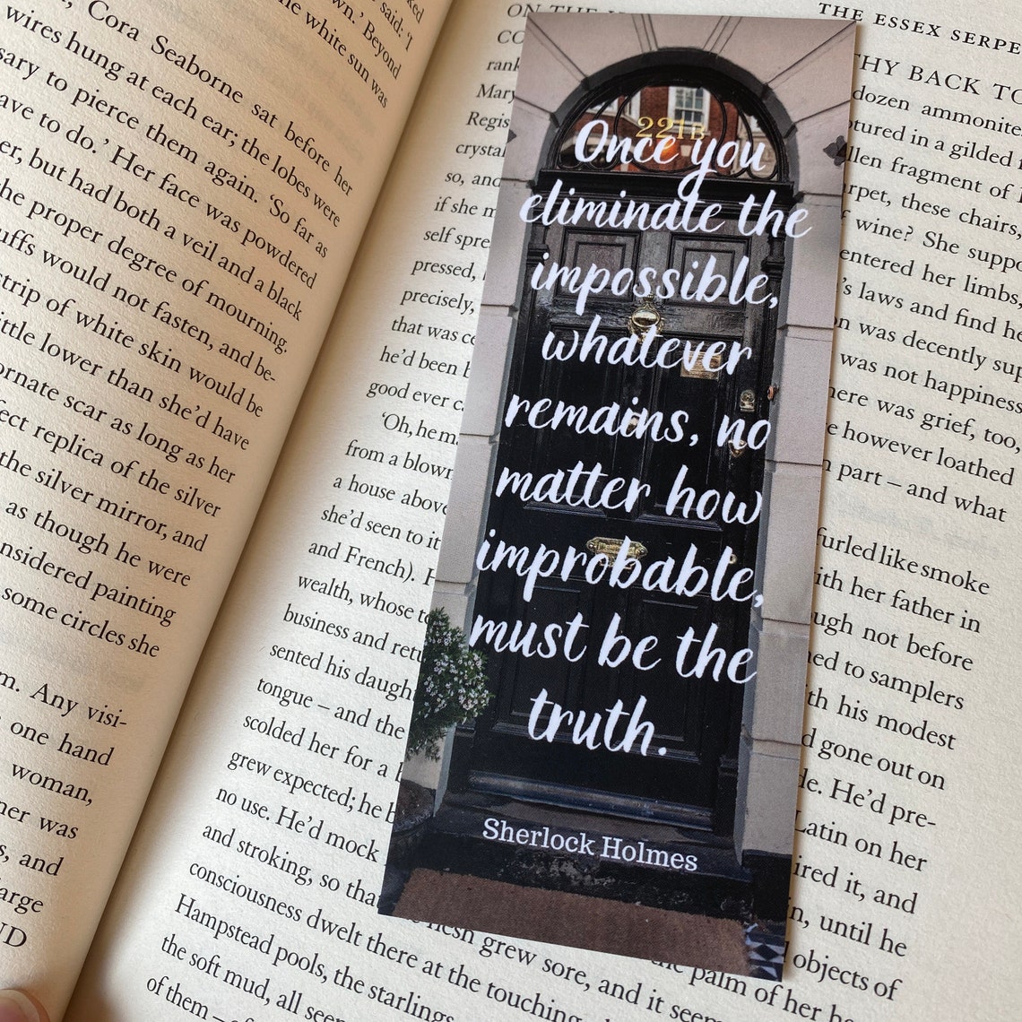 Sherlock Holmes Inspired Bookmark Quote Reading Gift - Etsy UK