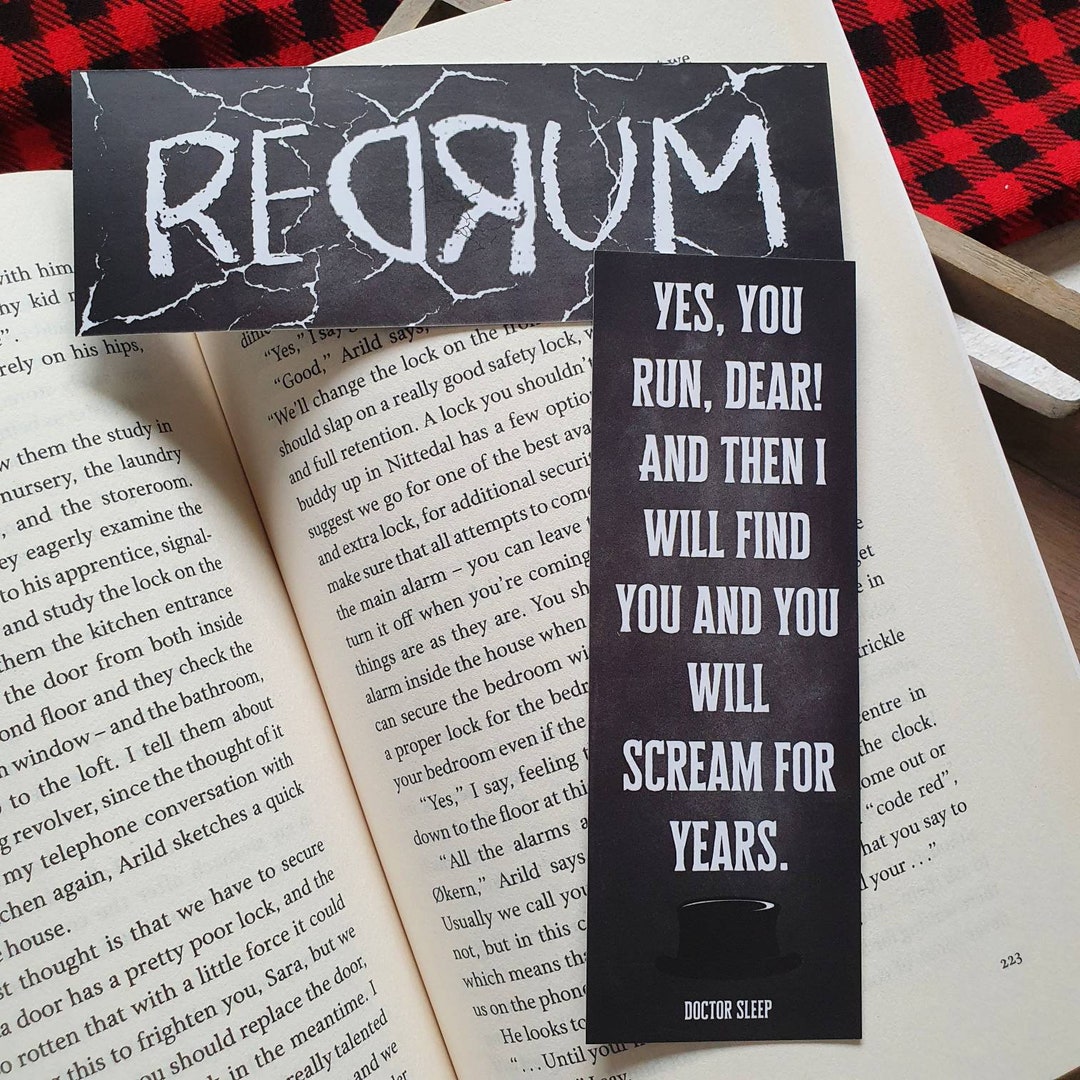 Doctor Sleep Bookmark | Horror | Reading Gift | Rose the Hat | the ...
