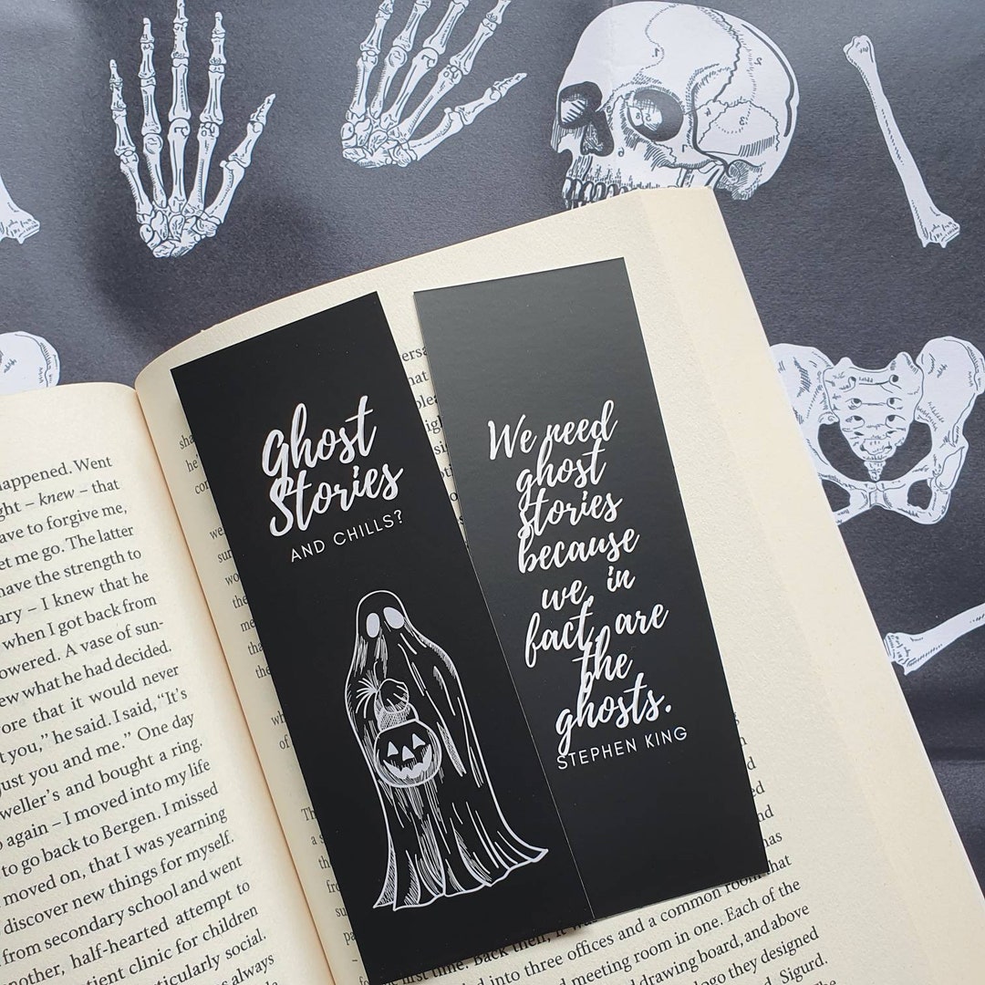 Ghost Stories Bookmark | Fall | Reading Gift | Book Gift | Autumn | Boo ...