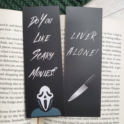 Scream Bookmark Horror Reading Gift Book Gift Horror | Etsy