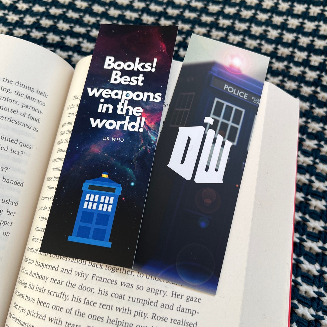Who Inspired Bookmark | Doctor Quote | Reading Gift | Book Gift | Tenth ...