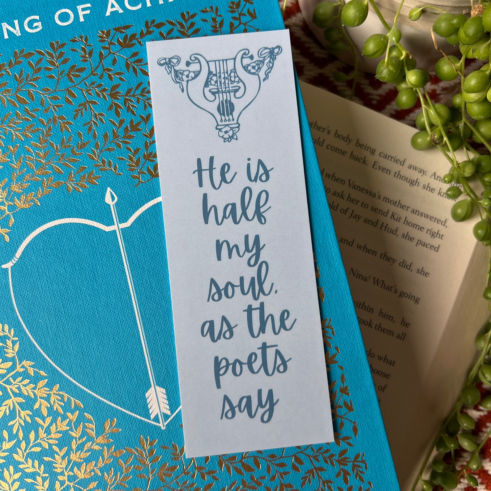 Achilles Inspired Bookmark | Reading Gift | Bookish Gift | Fiction ...