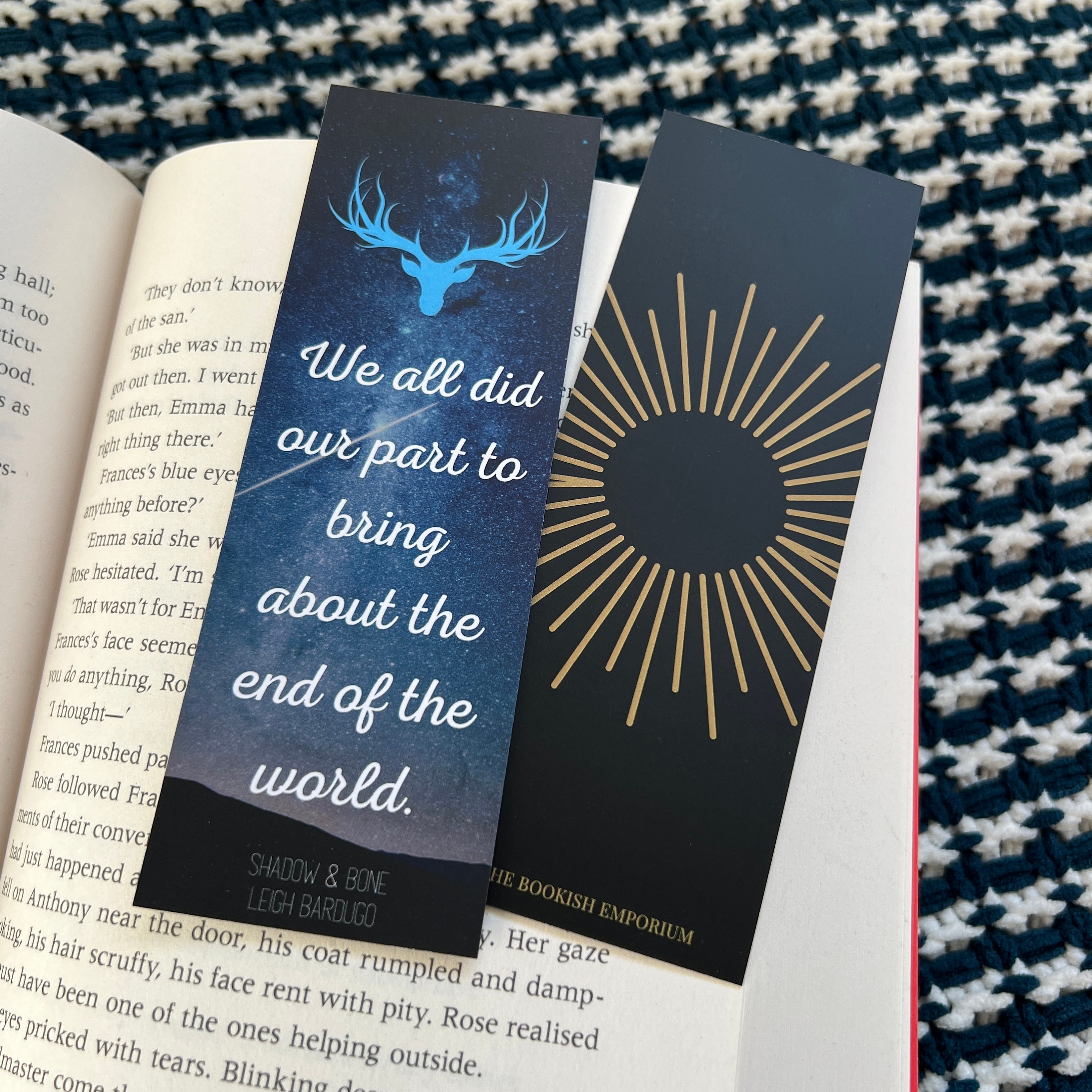 Shadow & Bone Inspired Bookmark | Grisha | Quote | Reading Gift | Book ...