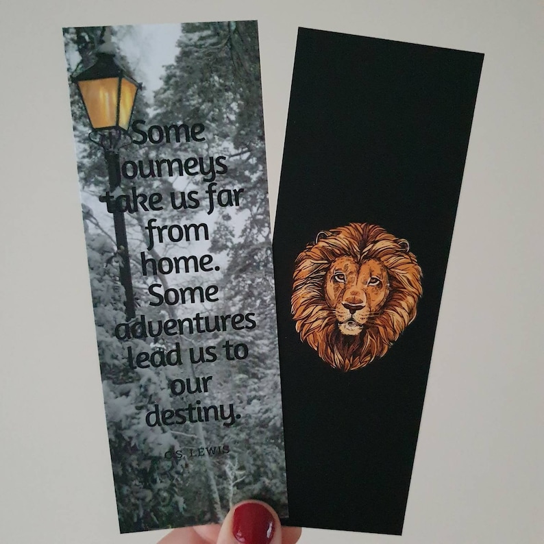 The Chronicles of Narnia Inspired Bookmark C.S. Lewis | Etsy