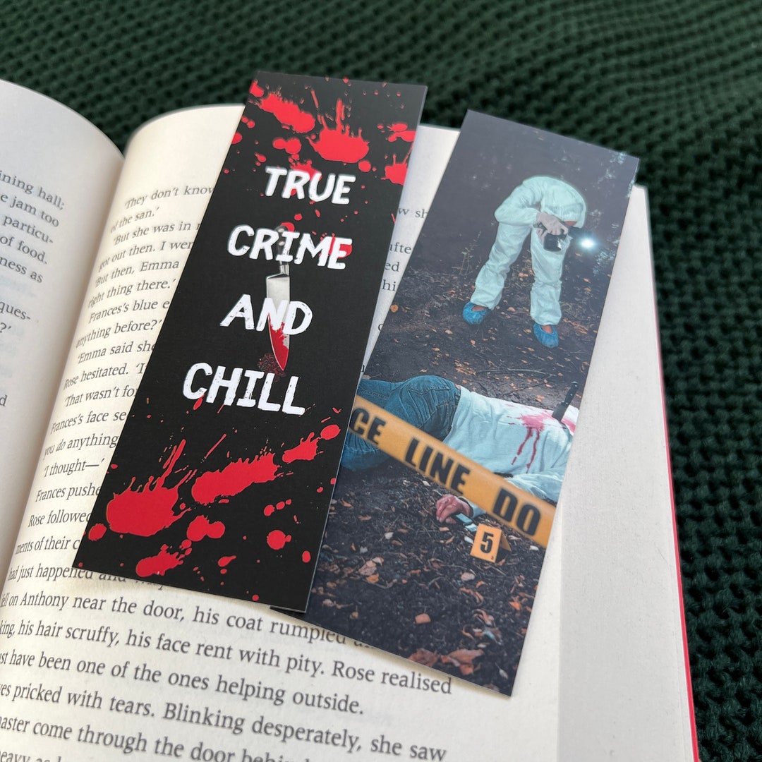 True Crime Bookmark | True Crime | Reading Gift | Book Gift ...