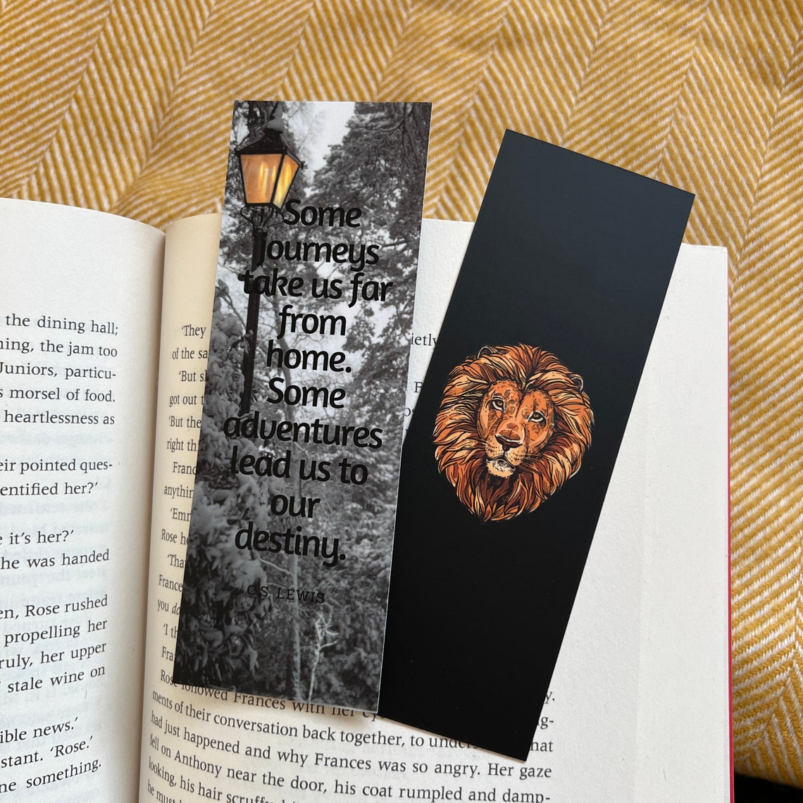 The Chronicles of Narnia Inspired Bookmark C.S. Lewis | Etsy