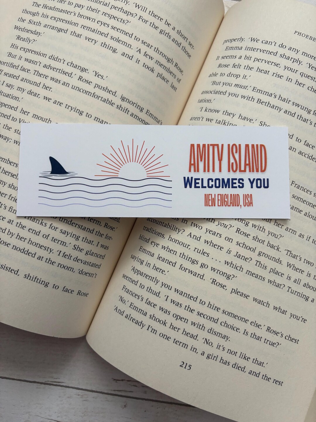 Jaws Bookmark | Horror | Reading Gift | Film | Movie | Cult Classic ...