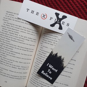 The X-files Inspired Bookmark Fox Mulder Dana Scully Quote Reading Gift ...