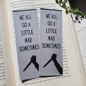 Psycho Bookmark | Horror | Reading Gift | Book Gift | Horror Film ...