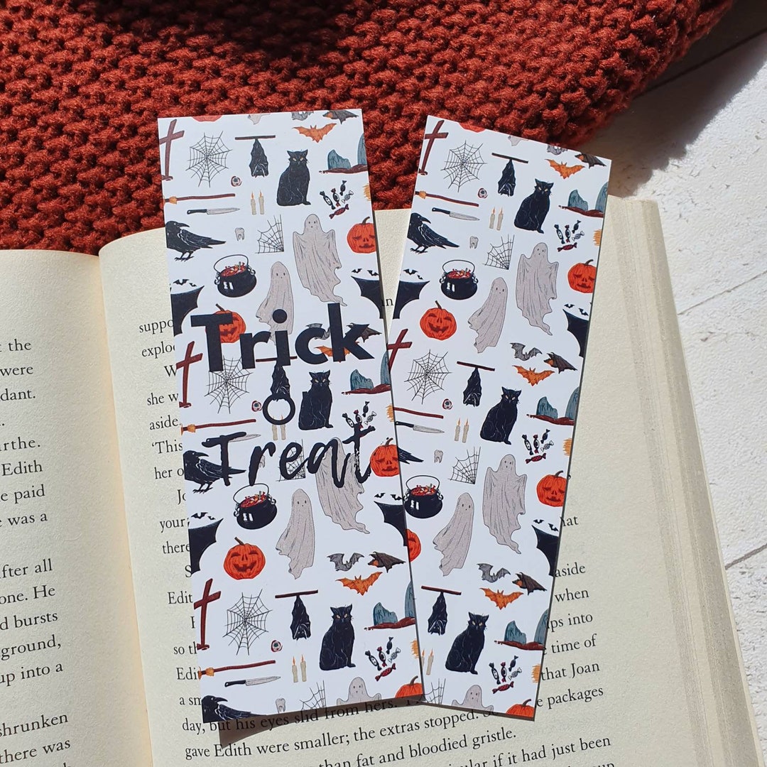 Trick or Treat Bookmark | Fall | Reading Gift | Book Gift | Spooky ...