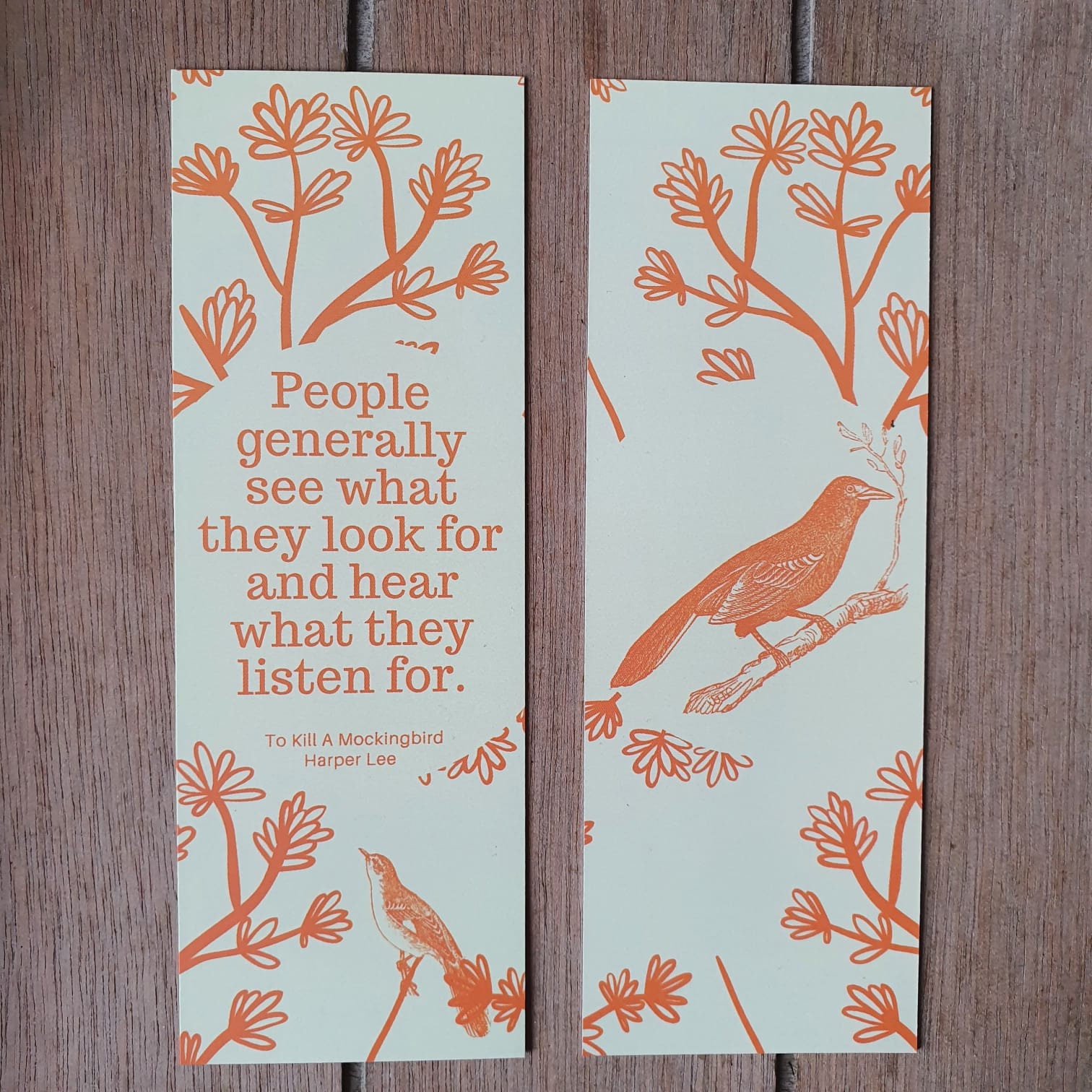 To Kill a Mockingbird Inspired Bookmark Harper Lee Reading | Etsy