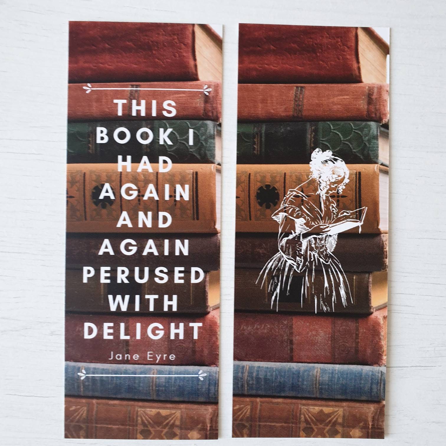 Jane Eyre Bookmark Charlotte Brontë Reading Gift Book | Etsy