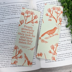 To Kill a Mockingbird Inspired Bookmark | Reading Gift | Book Gift ...