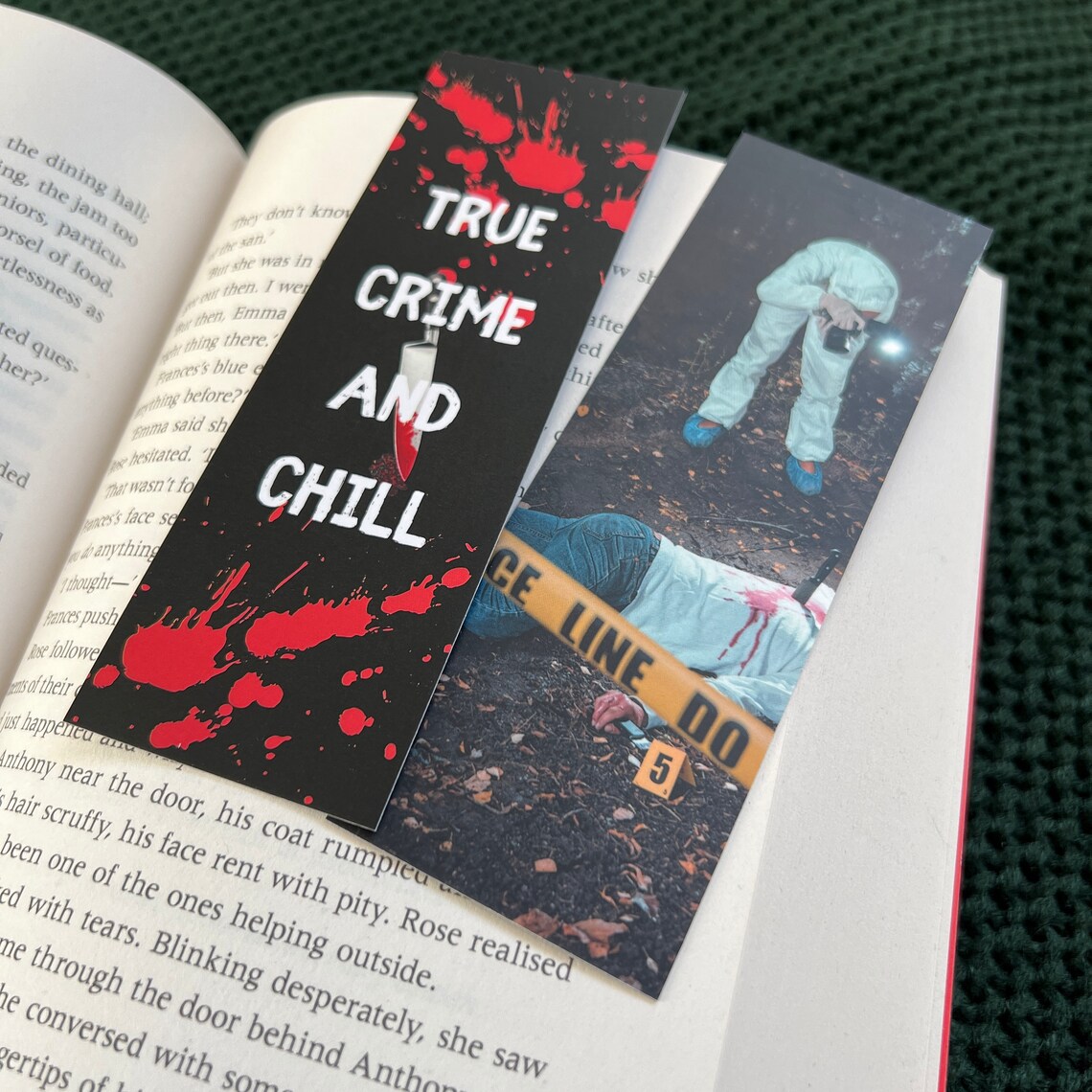True Crime Bookmark True Crime Reading Gift Book Gift - Etsy