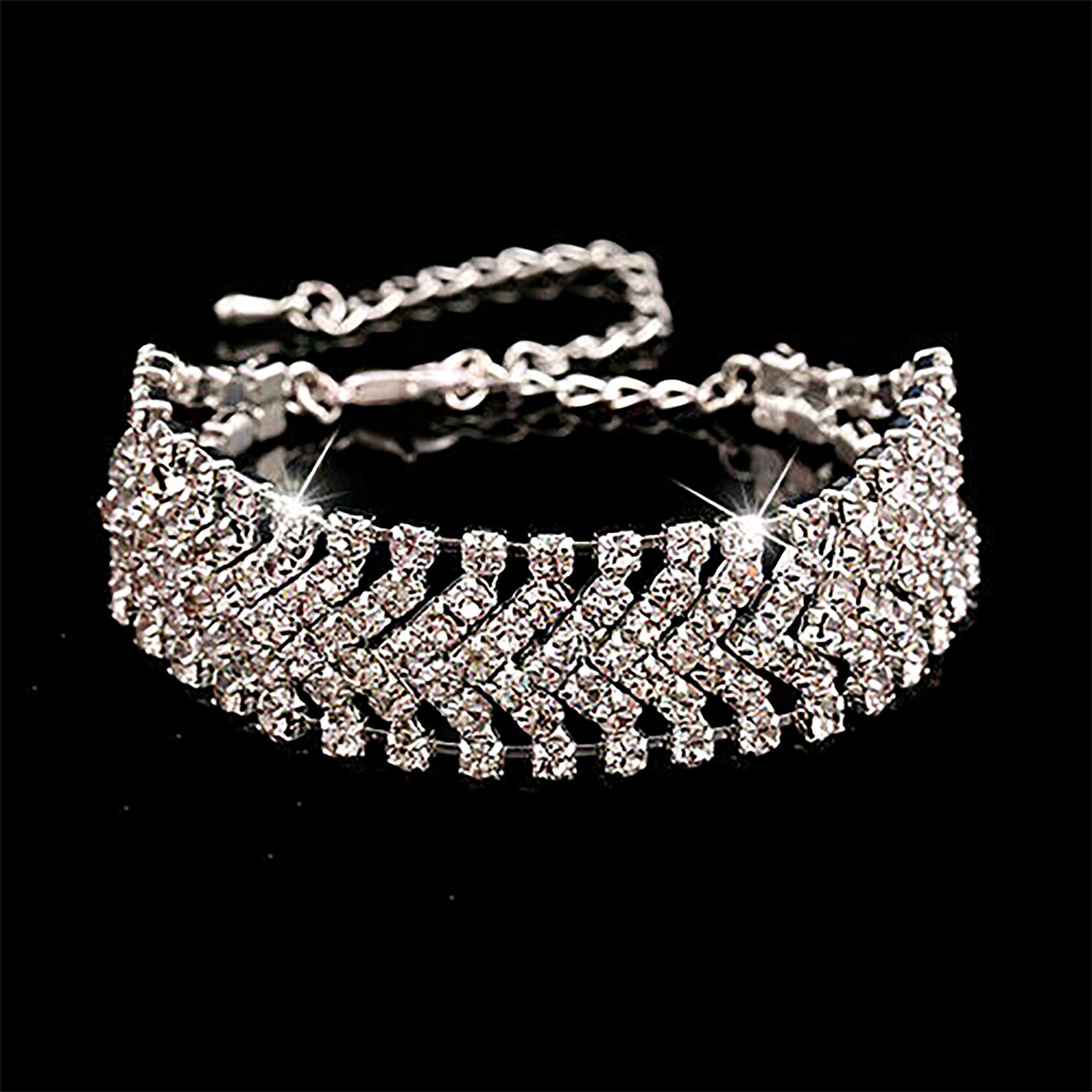 Beautiful Adjustable Brilliant Bracelet - Etsy