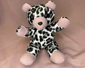 Leopard Print Teddy Bear - Etsy