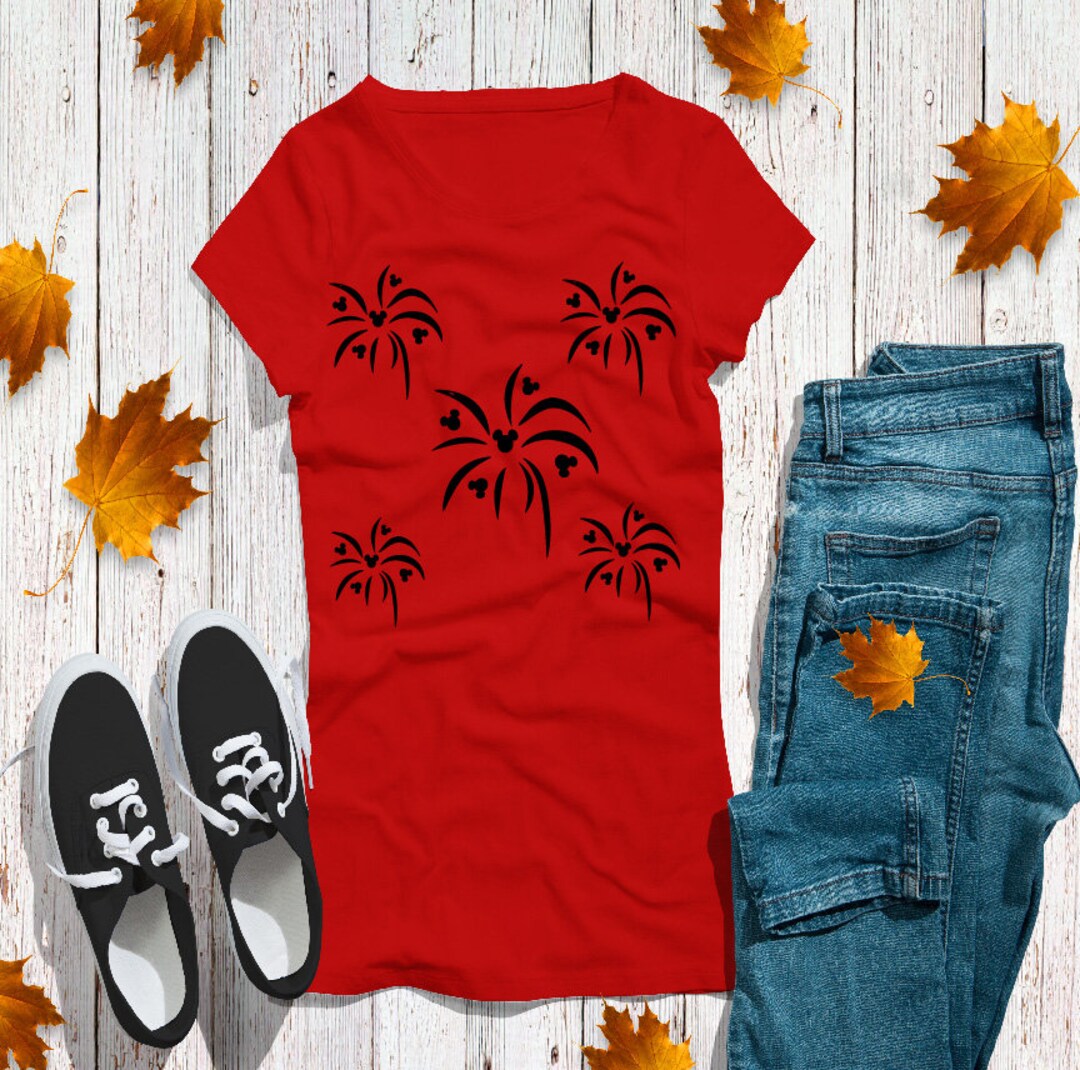 Mickey Head Inspired Firework SVG - Etsy