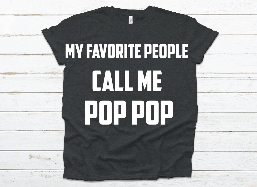 My Favorite People Call Me POP POP SVG - Etsy