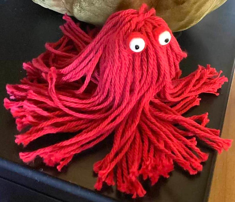 Lil' Red puppet Guy Ornament - Etsy