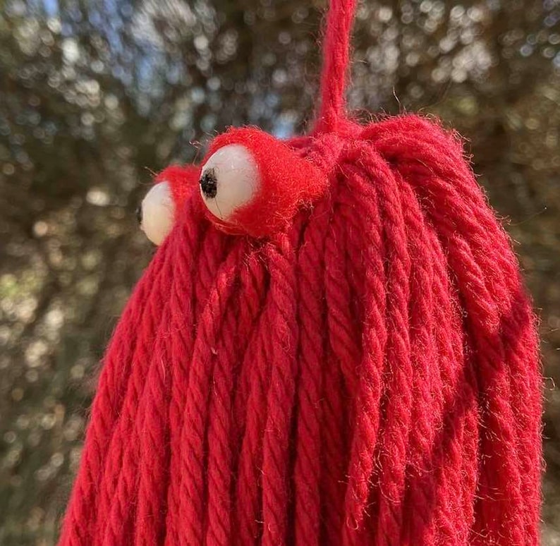 Lil' Red puppet Guy Ornament - Etsy