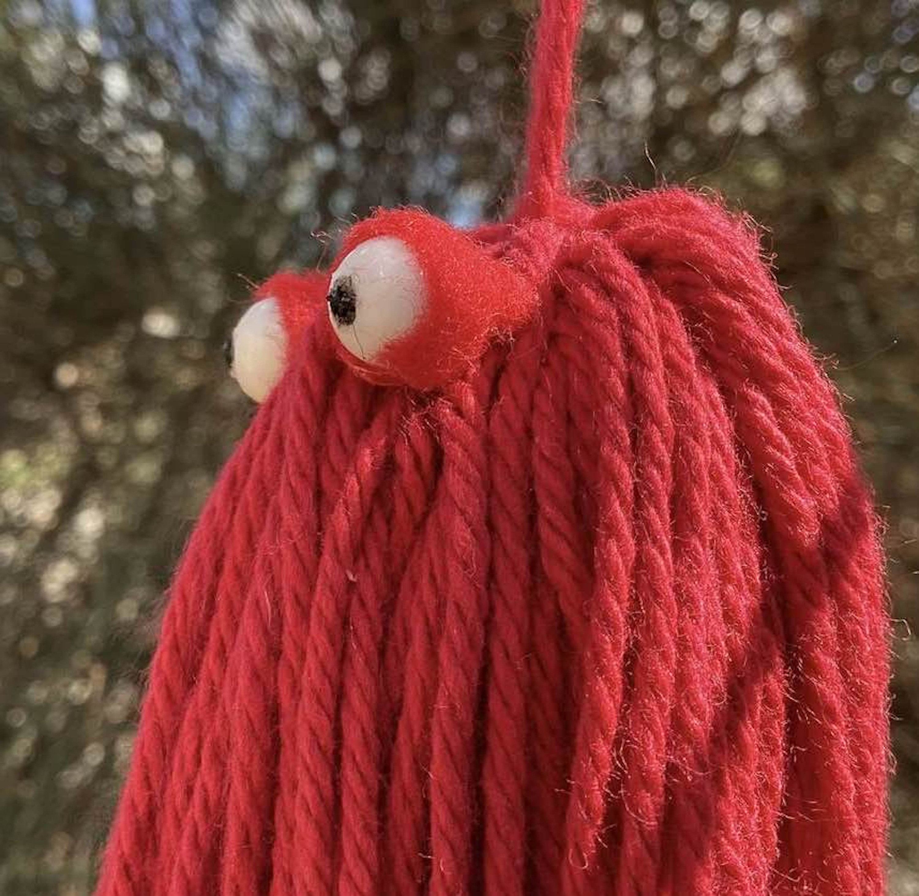 Lil' Red puppet Guy Ornament - Etsy