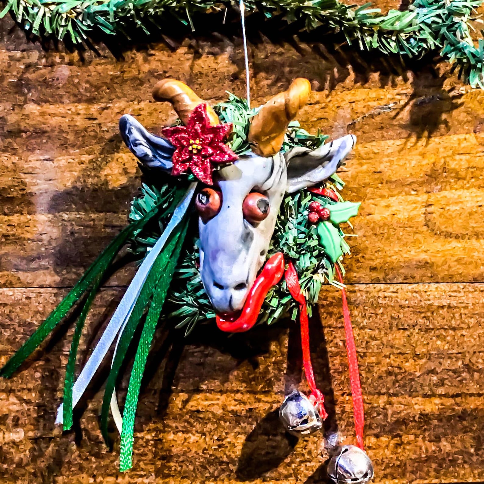 Krampus Wreath Ornament - Etsy