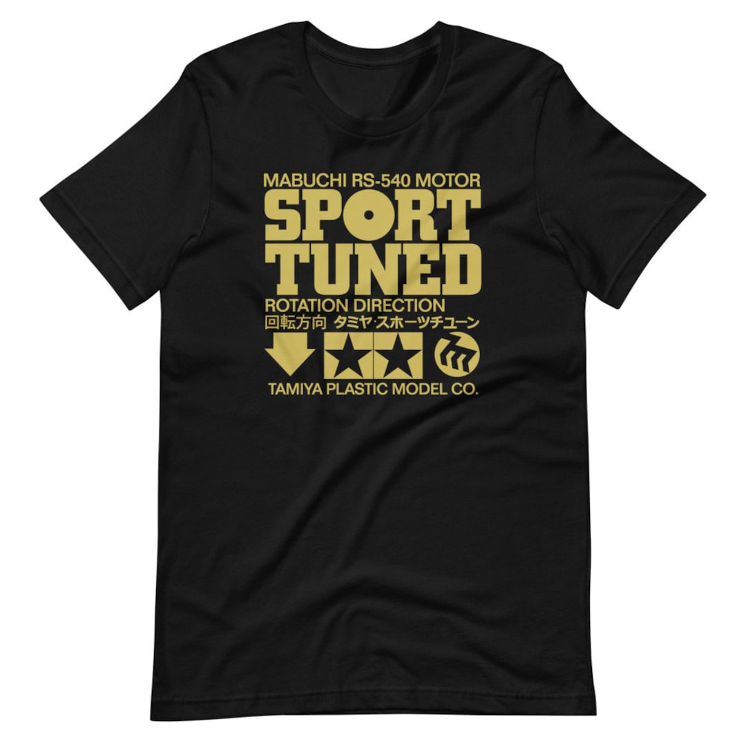 Tamiya Sport Tuned Vintage RC Car Motor Label T-shirt, RC Lover, RC Fan ...