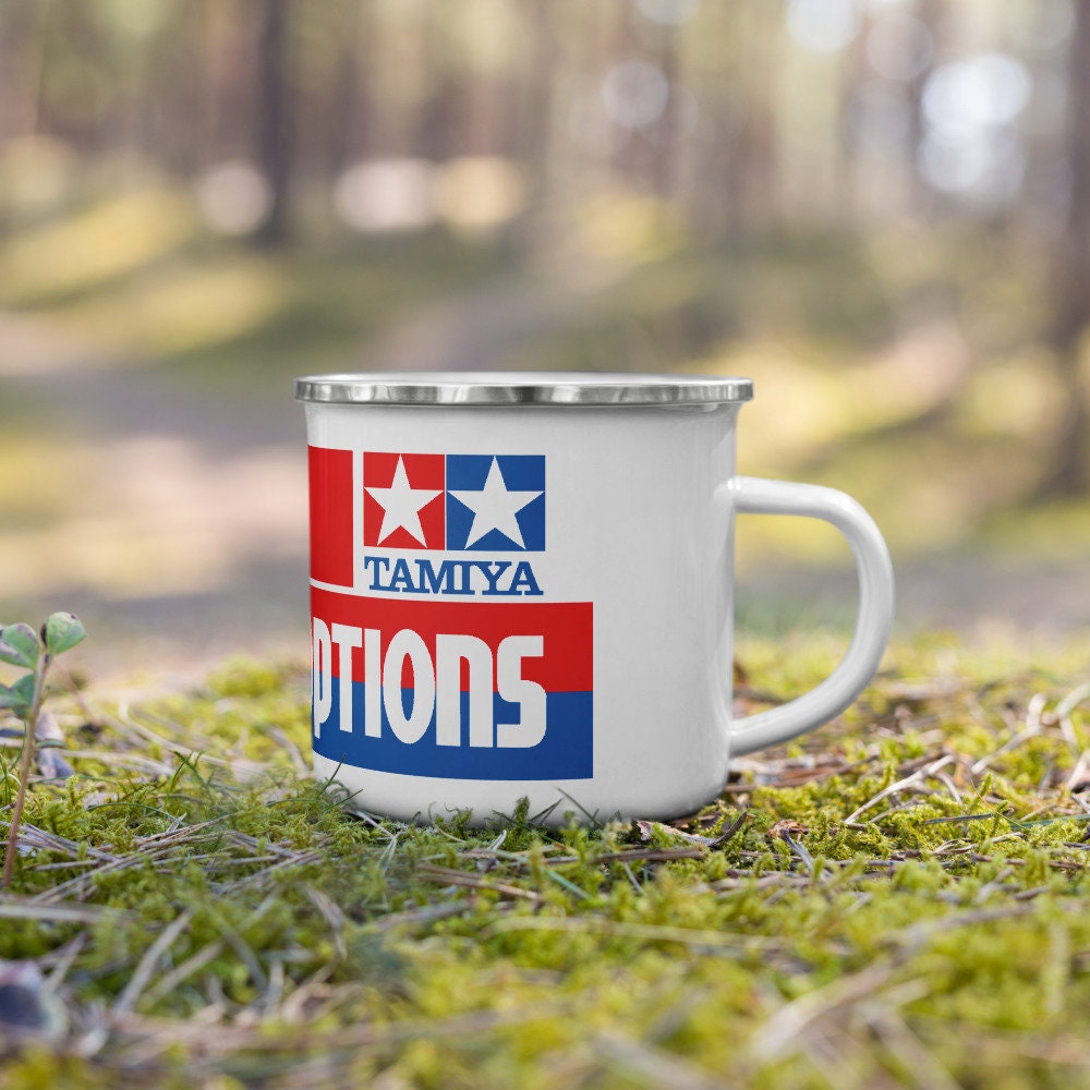 Tamiya Hop-up Options Enamel Mug | Funny Mug, RC Fan, Gift for Him ...