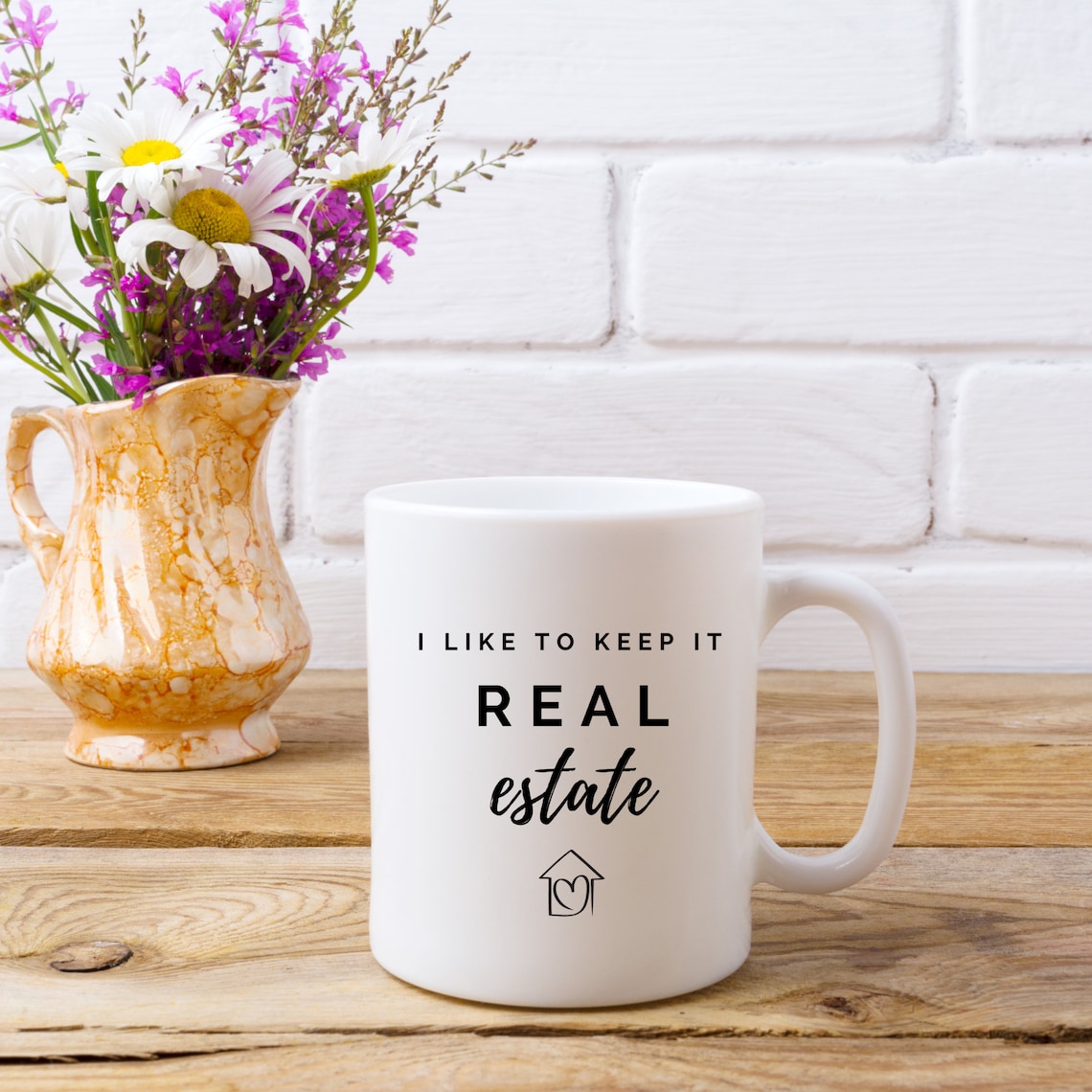 I Like to Keep It Real Estate Coffee Mug Real Estate Mug Realtor Mug ...
