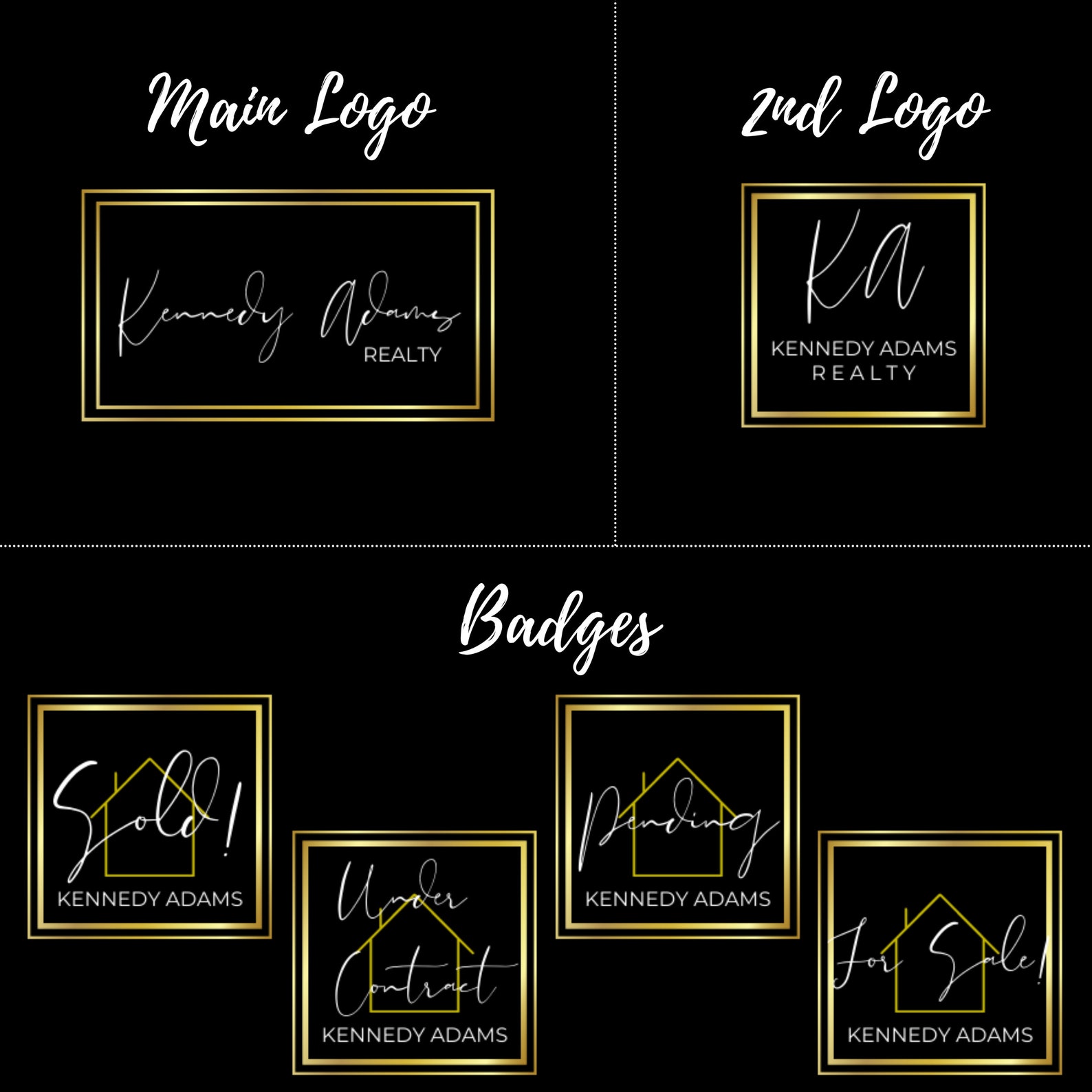 Realtor Logo | Brand Kit | Real Estate Logo | Overlays | Real Estate ...
