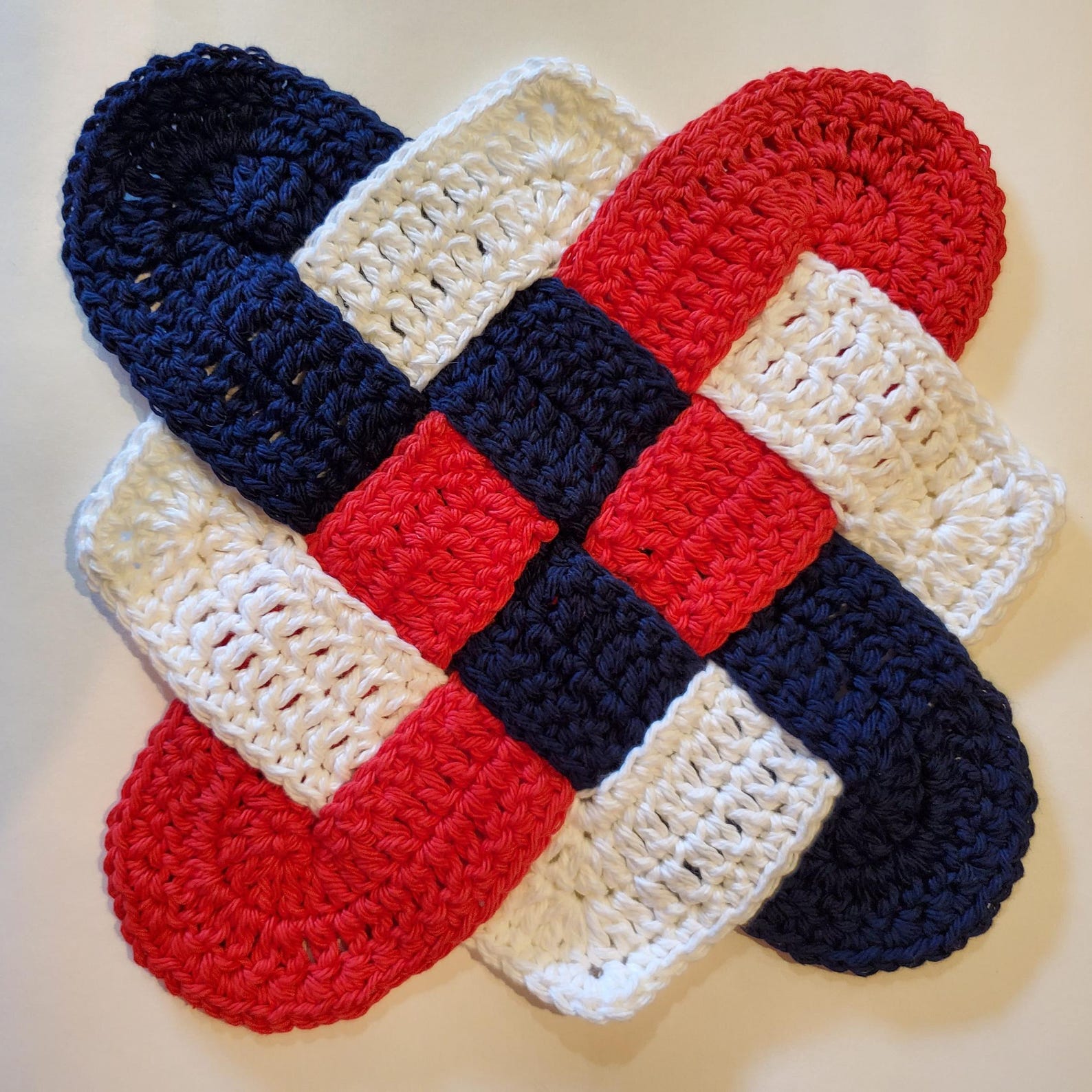 Handmade Crochet Celtic Knot Trivet Hotpad - Etsy