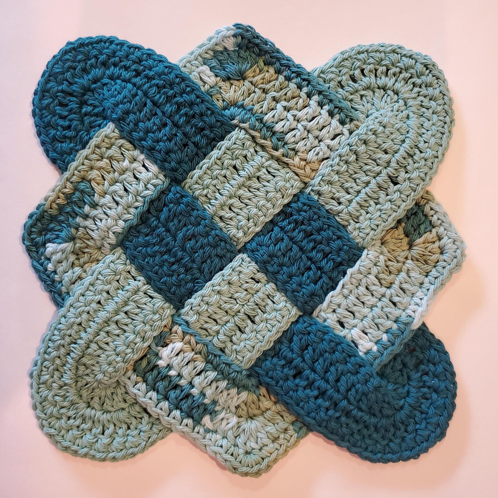 Handmade Crochet Celtic Knot Trivet Hotpad - Etsy