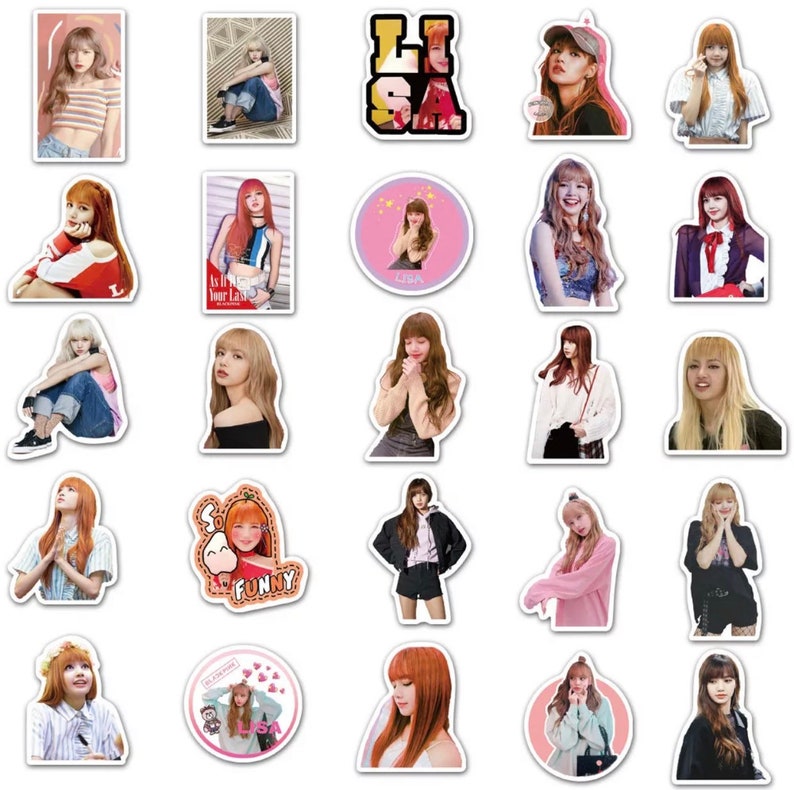 Lisa Lalisa Manoban Blackpink Stickers 50pcs High Quality - Etsy