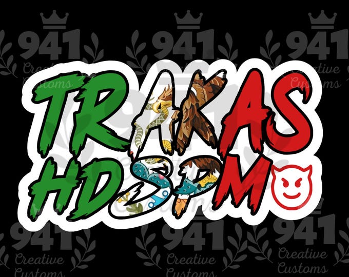 Trakas HDSPM Mexican Flag Decal Sticker - Etsy