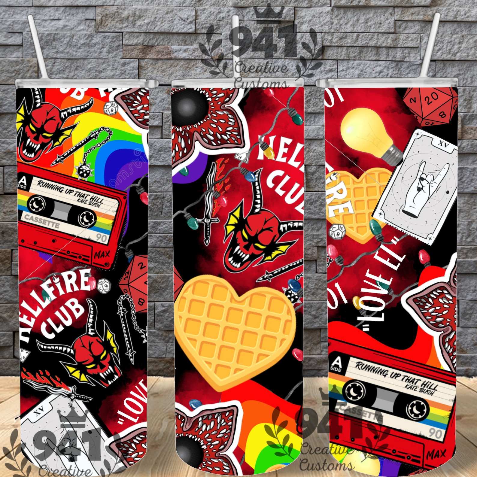 Stranger Things Sublimation 20 Oz Wrap - Etsy