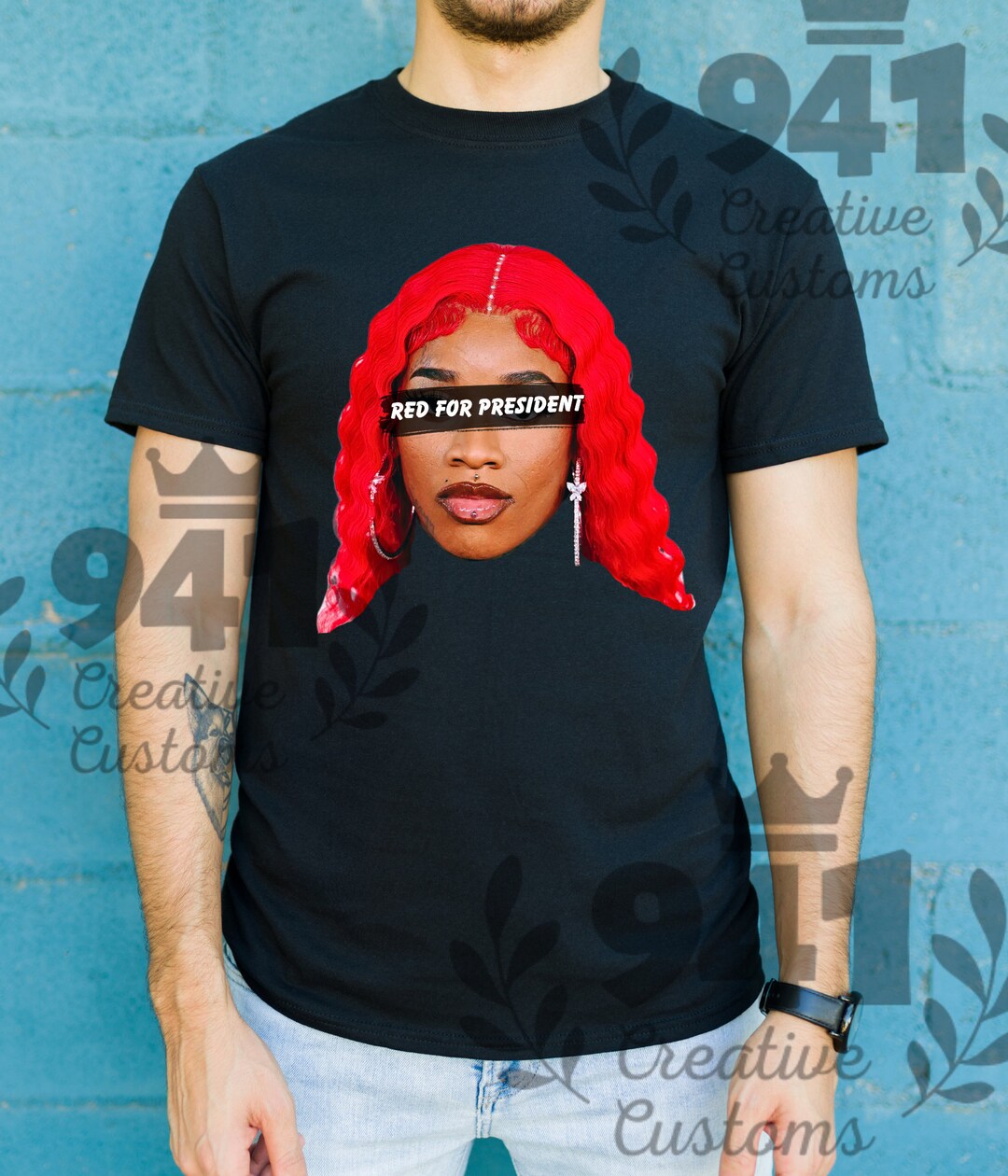 Red for President T-shirt - Etsy