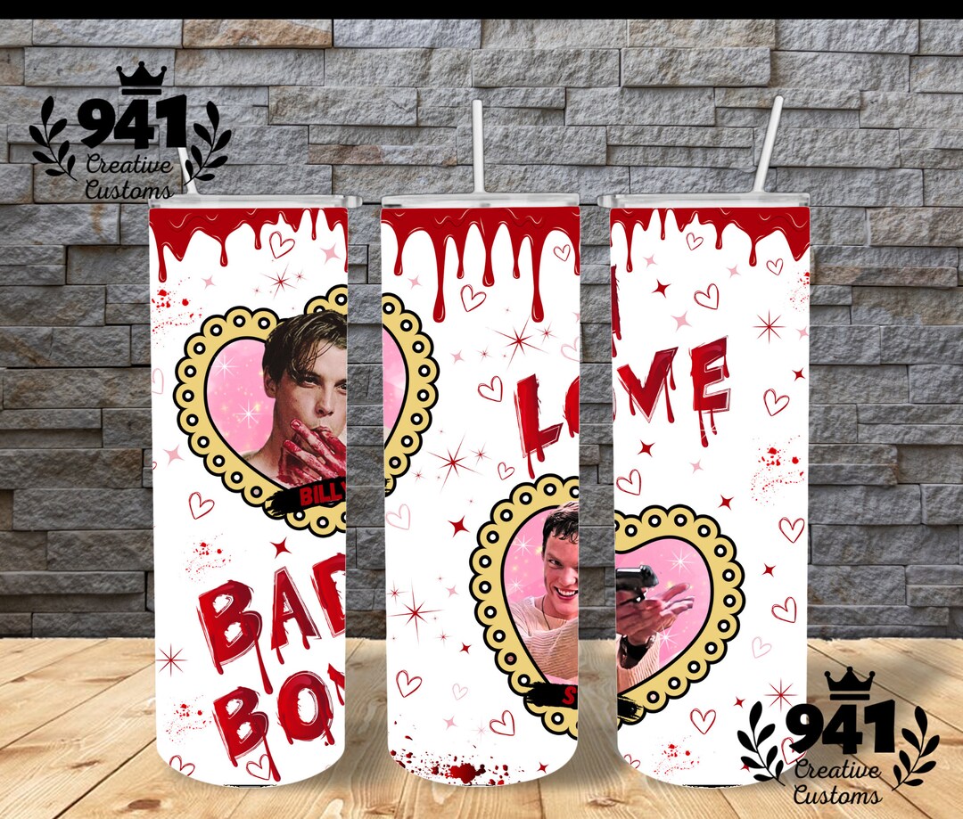 Scream I Love Bad Boys Billy and Stu 20 Oz Tumbler - Etsy