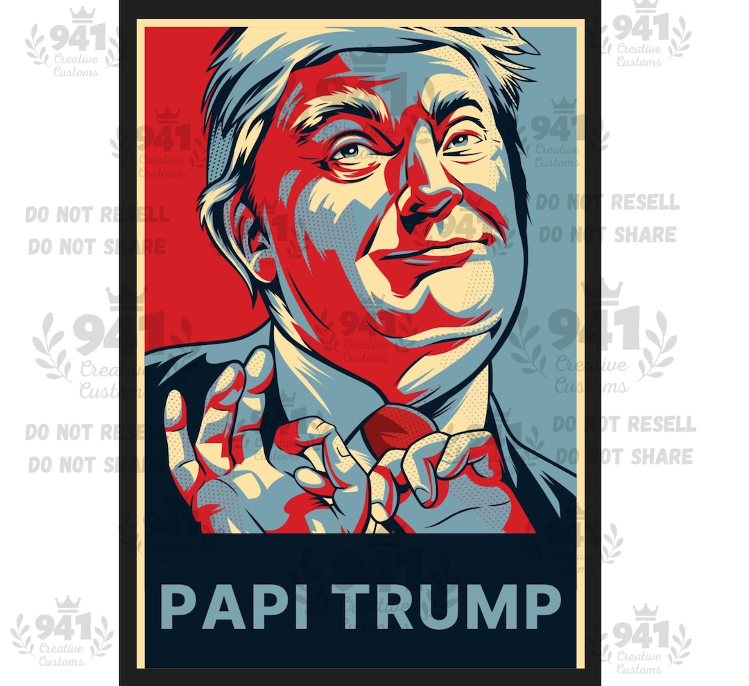 Papi Trump PNG - Etsy