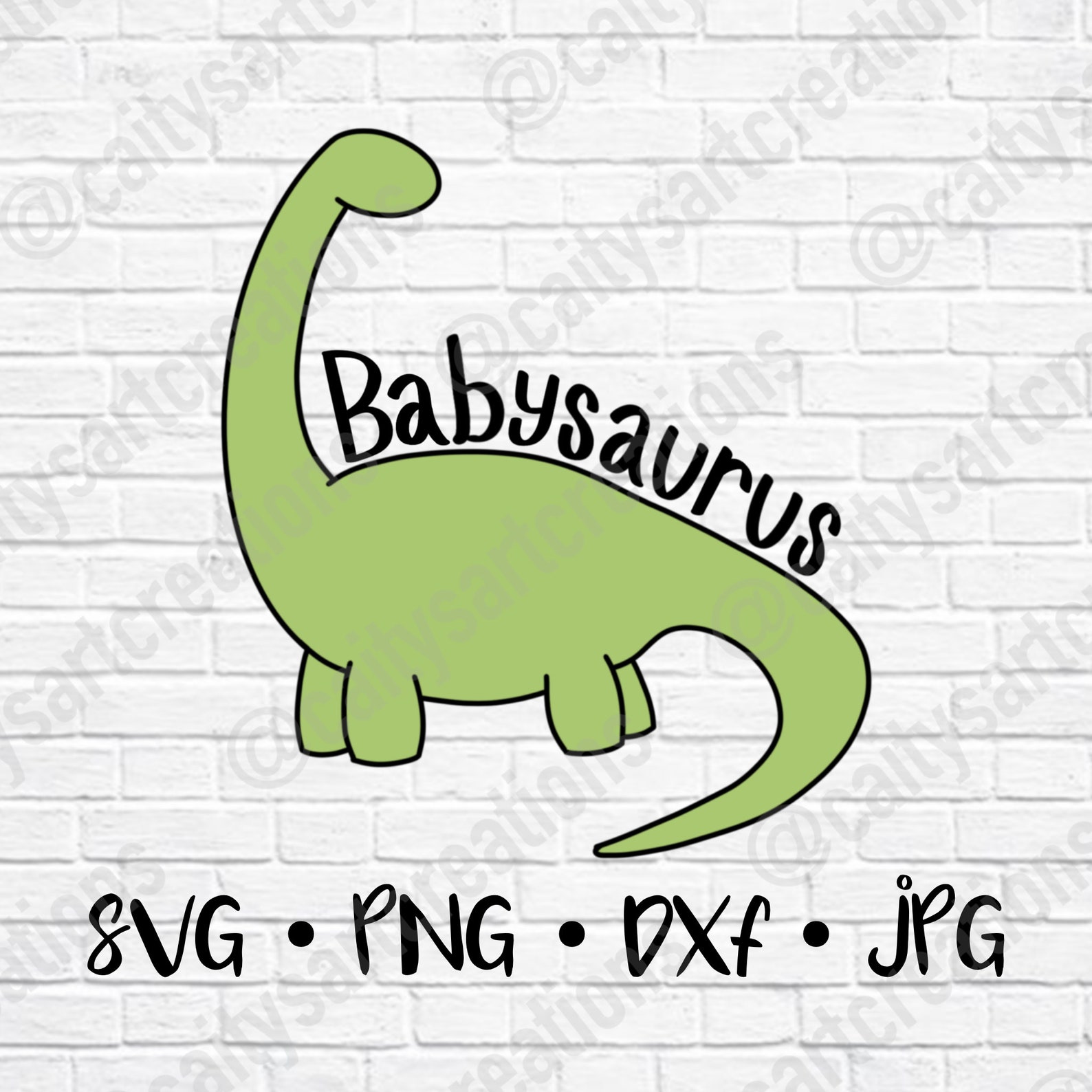 Babysaurus Digital Download Babysaurus SVG File PNG File Dxf File Jpg ...