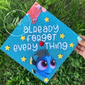 Already Forgot Everything 3D Graduation Cap, Personalized Graduation ...