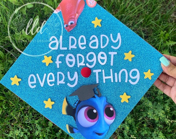 Already Forgot Everything 3D Graduation Cap, Personalized Graduation ...