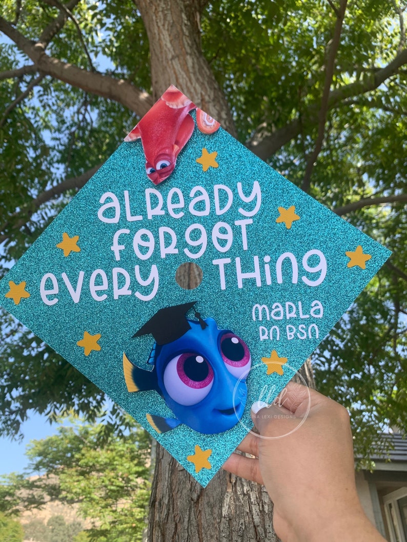 Already Forgot Everything 3D Graduation Cap Personalized - Etsy