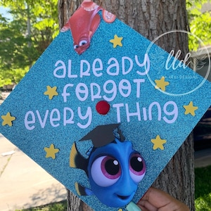 Already Forgot Everything 3D Graduation Cap, Personalized Graduation ...