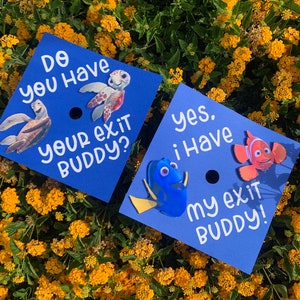 Exit Buddies, Graduation Cap Topper, Dory, 3D Photos, Graduation Topper ...
