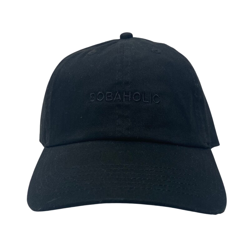 Embroidered Bobaholic Monochrome Dad Cap - Etsy