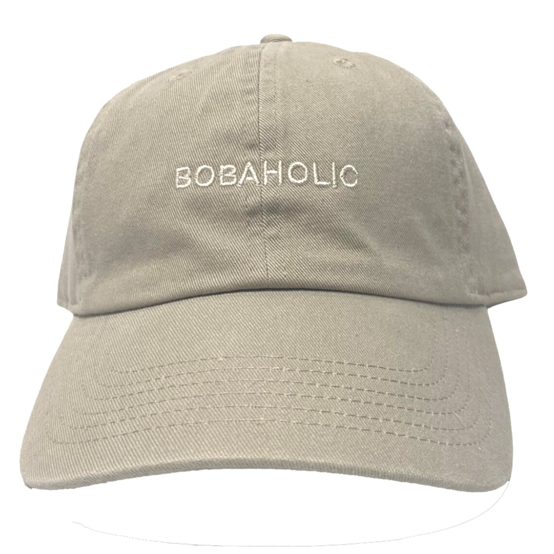 Embroidered Bobaholic Monochrome Dad Cap - Etsy
