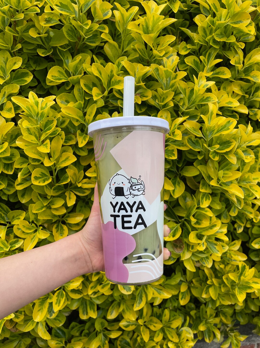 Organic Shape Boba Tumbler - 20 Fl Oz - Etsy