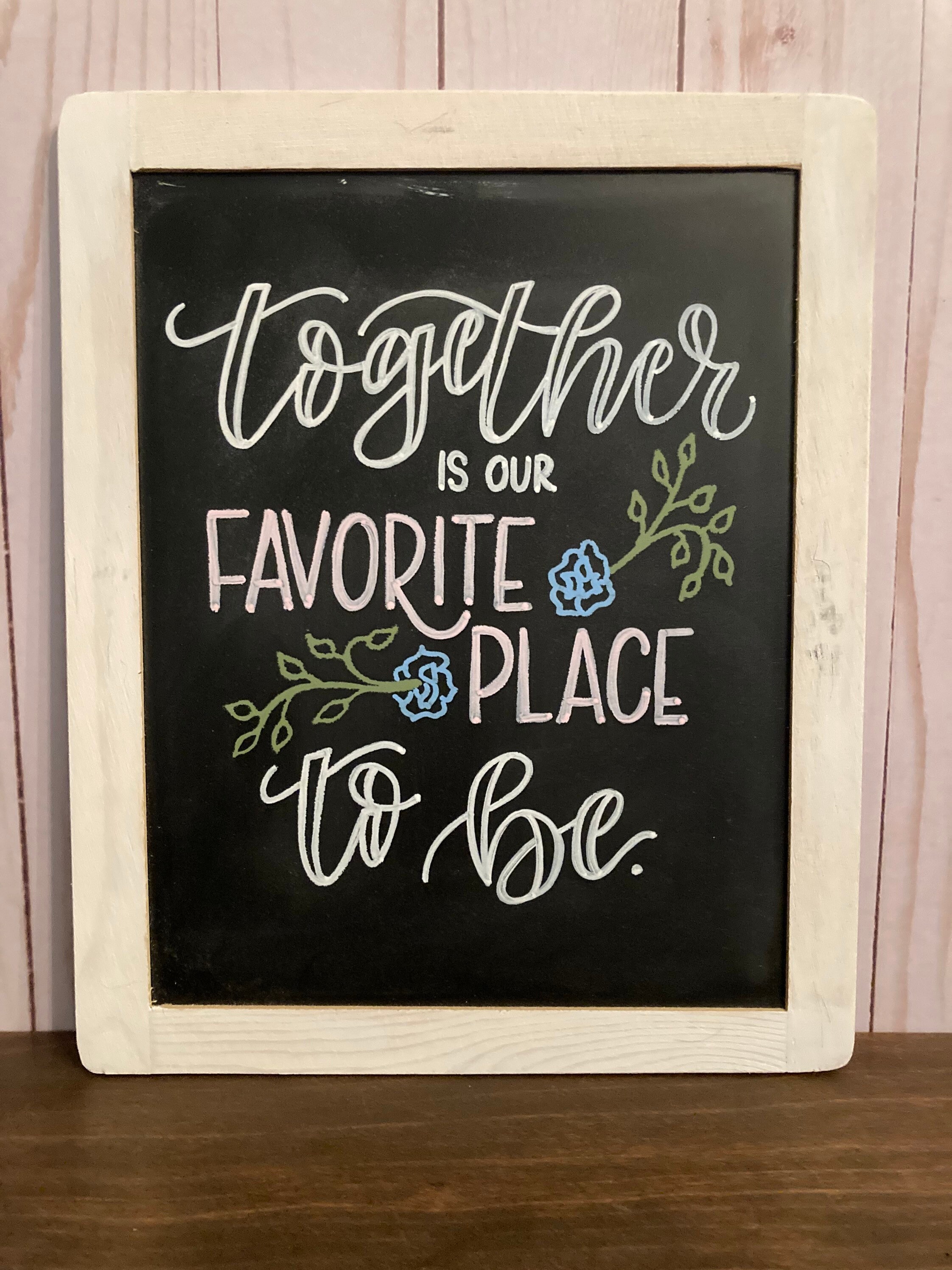 Together is My Favorite Place Sign - Etsy