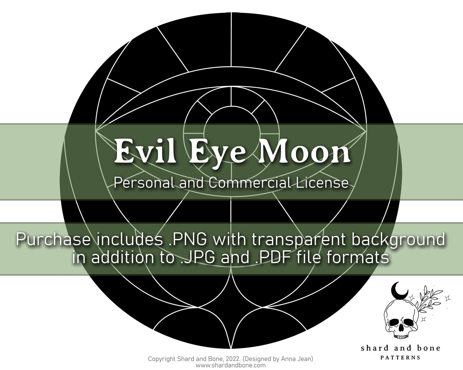 Evil Eye Stained Glass Patterns Three Patterns in One Bundle Download ...