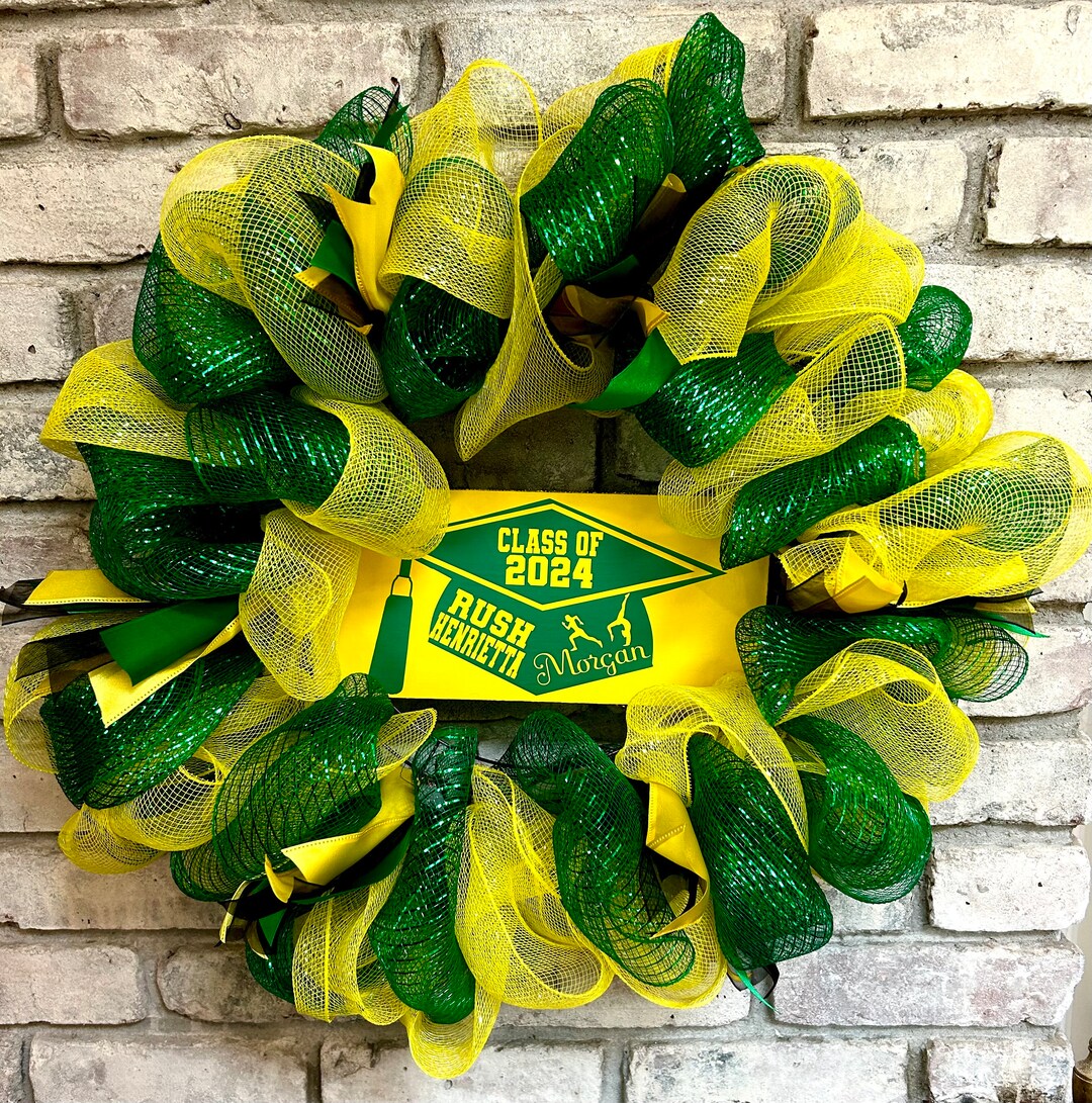 Graduation Wreath, Graduation Decoration, Congrats Grad, Graduation ...